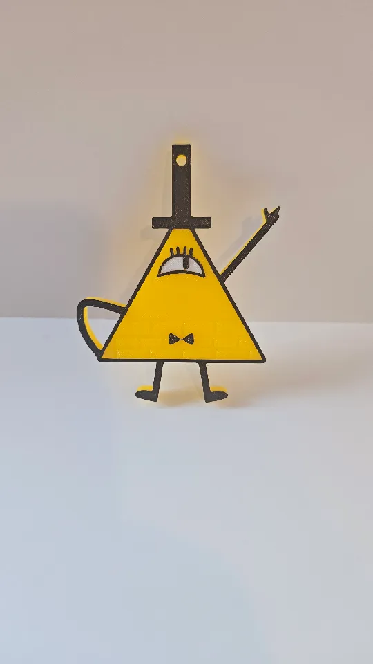 Bill Cipher Keychain by MTFPrint | Download free STL model | Printables.com