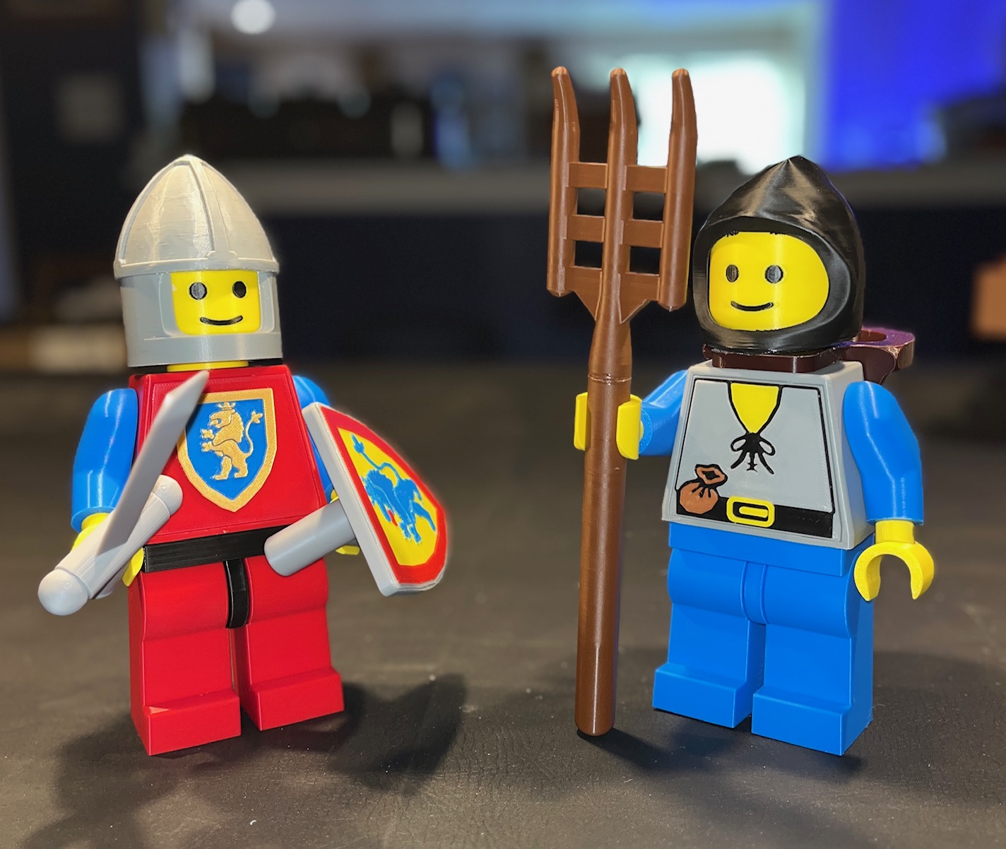 Mega-sized Lego-like Castles Themed Mini-Figures (5:1 Scale) - Set 1 by ...