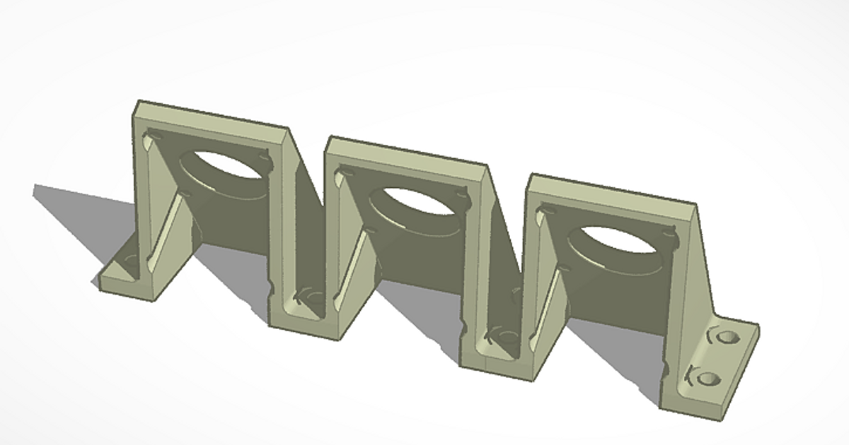 AM8 Tripple Extruder Mount by Daniel | Download free STL model ...