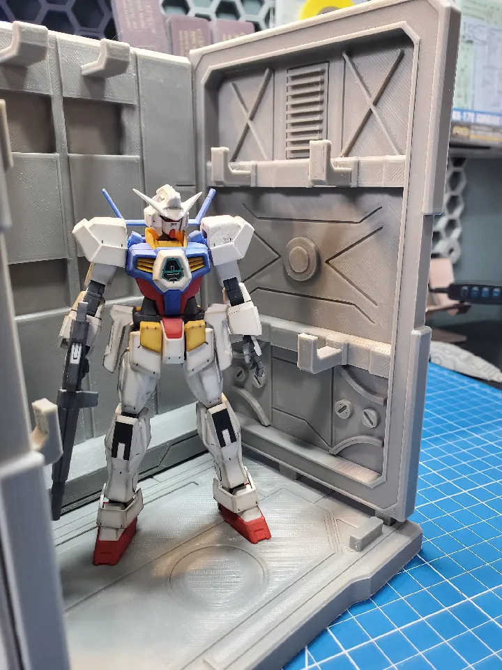 Gunpla Hanger Wall by Ozone | Download free STL model | Printables.com