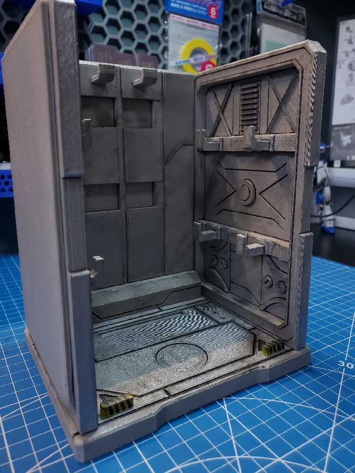 Gunpla Hanger Wall by Ozone | Download free STL model | Printables.com