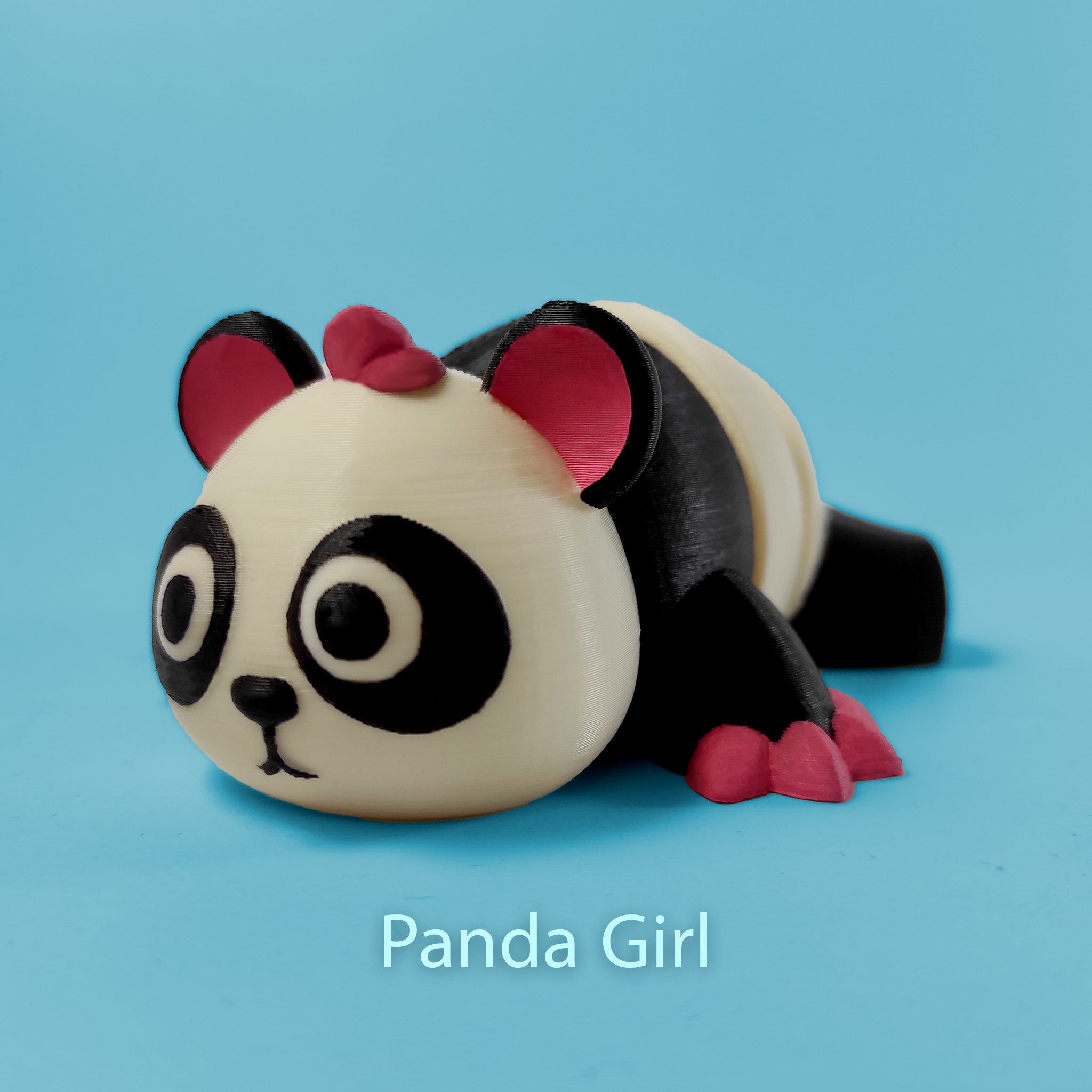 Articulating Pandas Cute Flexi (Multi Color 3mf) by PinkyWings ...