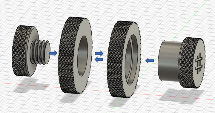 Mini Fidget Spinner by cwlewis11 | Download free STL model | Printables.com