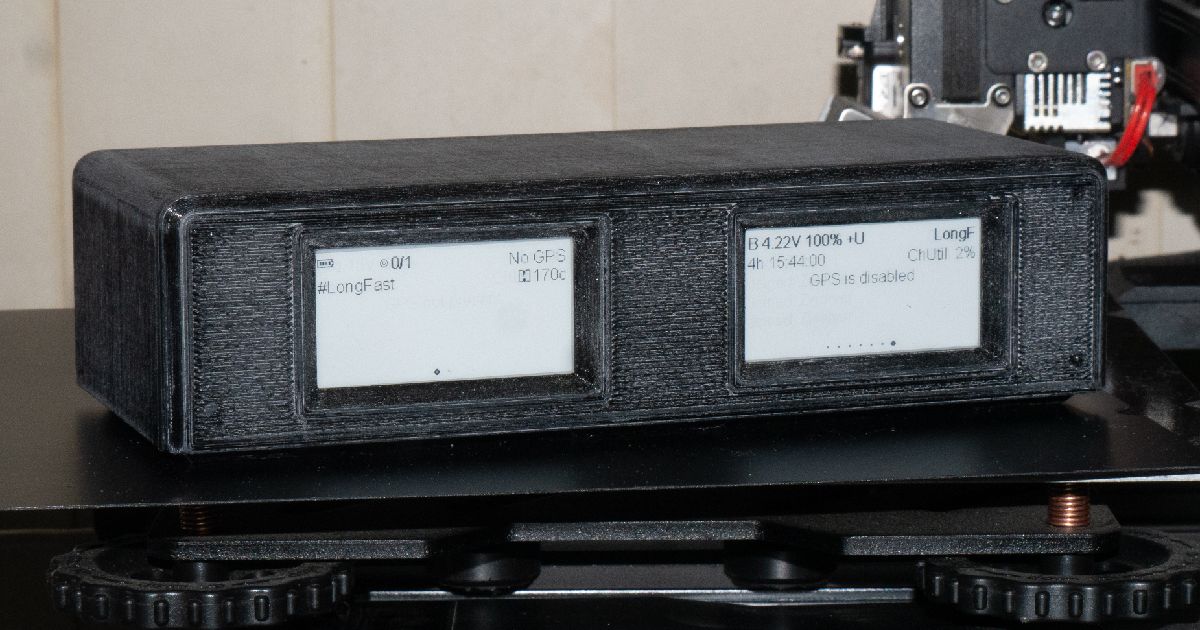 LoRa/Meshtastic case by Rexodus | Download free STL model | Printables.com