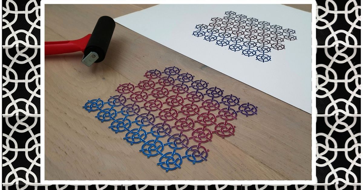 Interwoven Knotwork Pattern for Relief Printmaking (FreeCAD) by ...