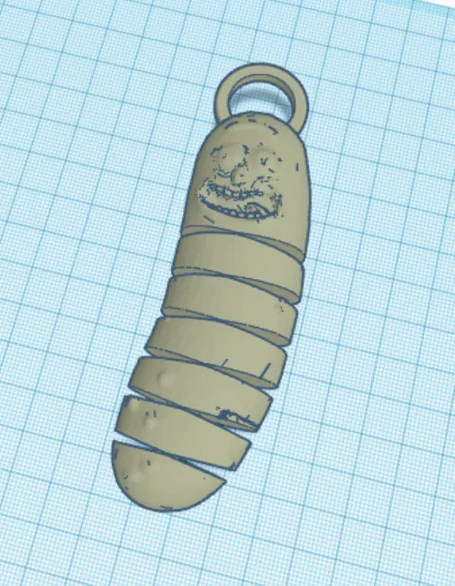 Keychain Pickle Rick by Thor | Download free STL model | Printables.com