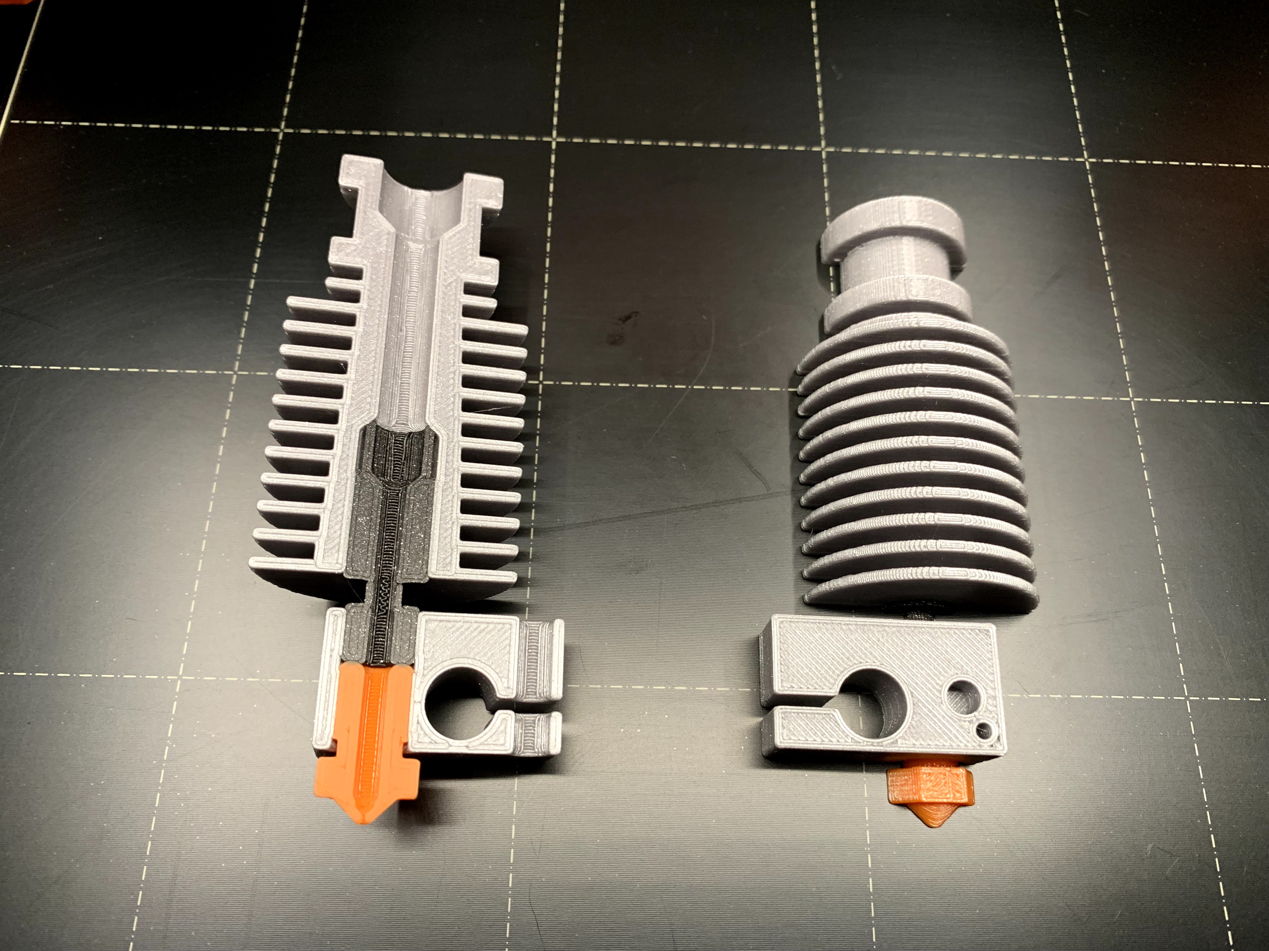 E3D V6 Cross Section by Line Arc Line | Download free STL model ...