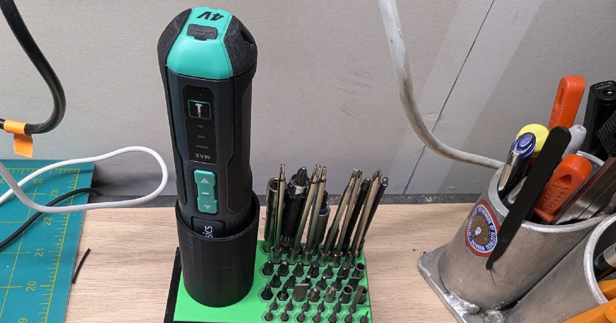 Denali Screwdriver and Bit Holder 4MM bits by Greg Lewis Jr. | Download ...