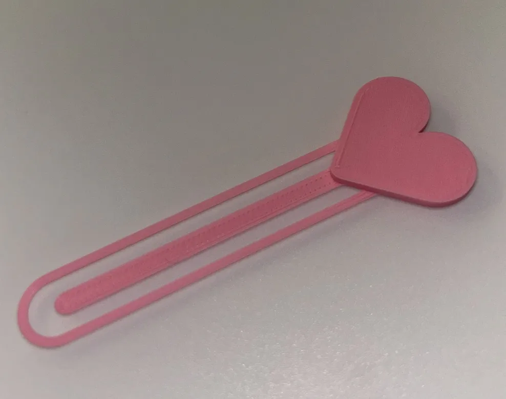 Cute Heart Bookmark by endri | Download free STL model | Printables.com