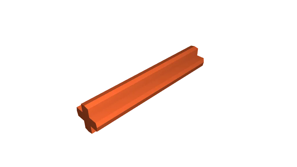 Lego Compatible (4519.dat) Technic Axle 3 by thall72 | Download free ...