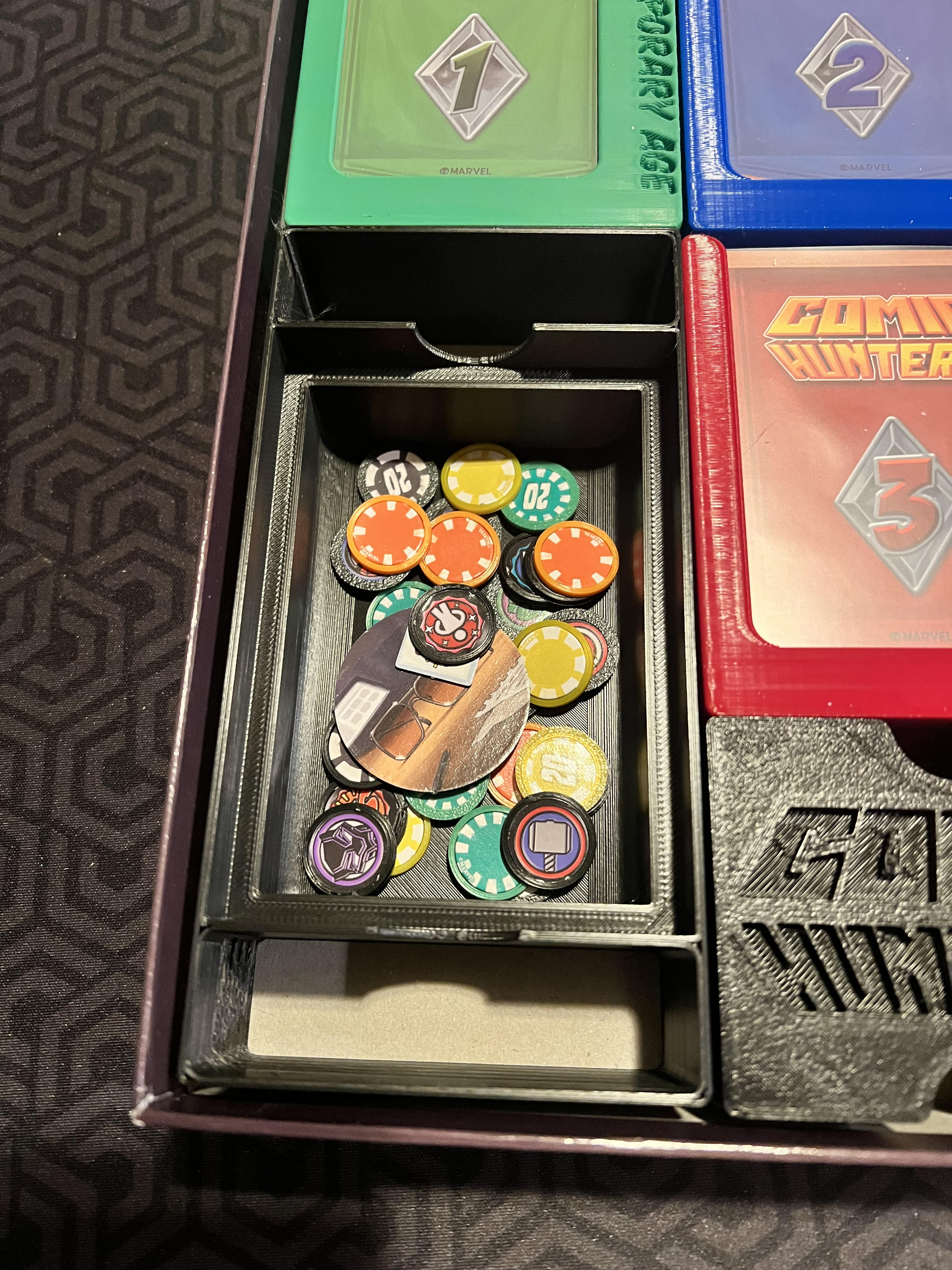 Comic Hunters Board Game Insert & Tokens [2024 - SpinMasters - English ...