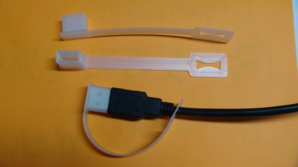 USB Cord Captive Cap - Male A Cover by tetralite | Download free STL ...