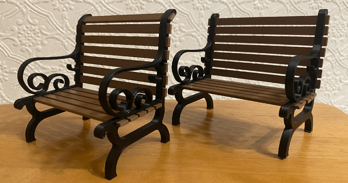 Little Park Bench by Indiana Ian | Download free STL model | Printables.com