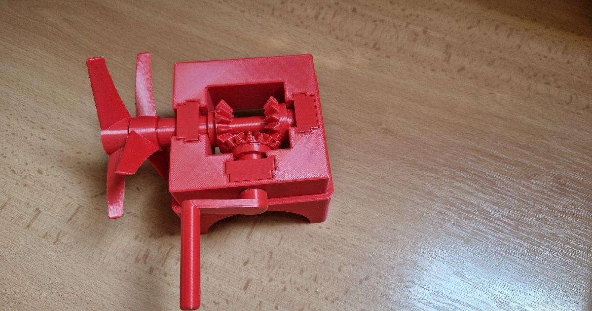 A counter -rotating propeller by Planeta13 | Download free STL model ...