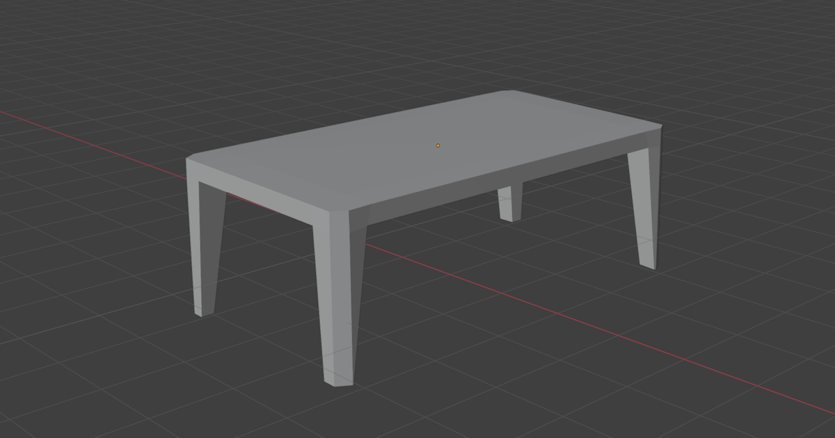Simple Dinner Table by Funky07 | Download free STL model | Printables.com