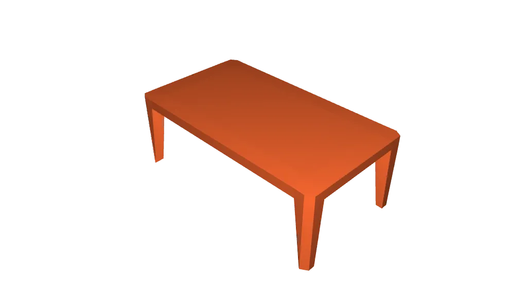 Simple Dinner Table by Funky07 | Download free STL model | Printables.com