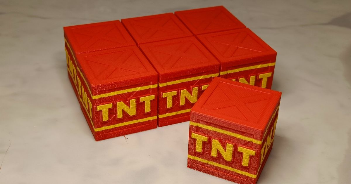 Crash bandicoot inspired TNT crate por Namiiria | Descargar modelo STL ...