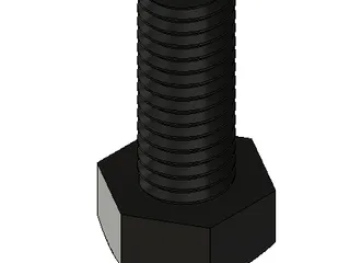 Parametric M5 Hex Head Screw by Chris Erno | Download free STL model ...