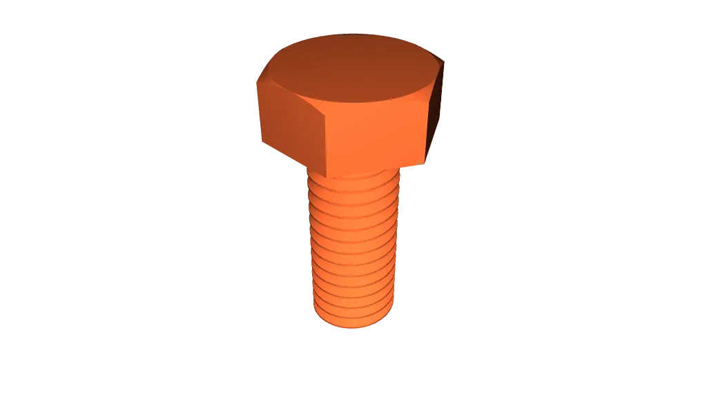 Parametric M5 Hex Head Screw by Chris Erno | Download free STL model ...