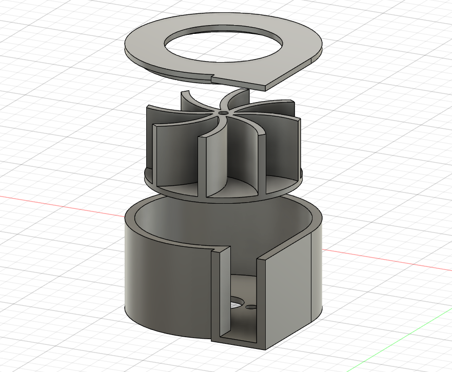 DC motor fan 40mm by Łukasz Dudek | Download free STL model ...