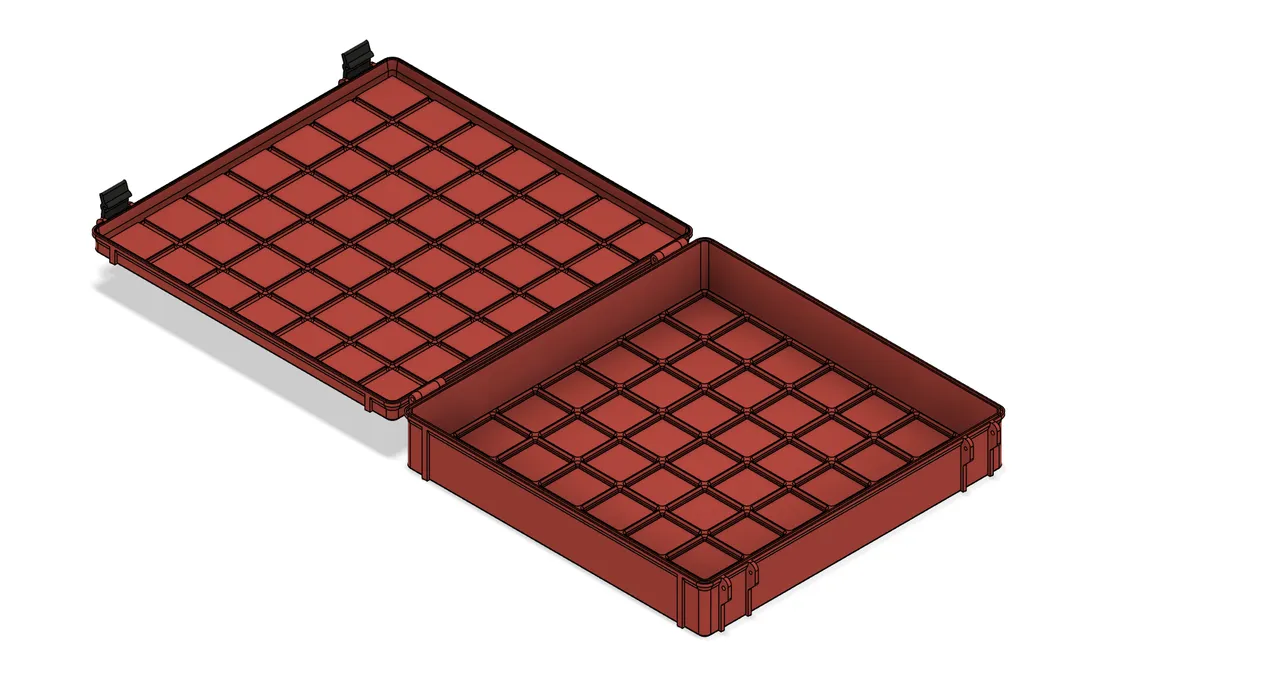 Rugged Gridfinity Box 7x7x8U by Oachkatzl | Download free STL model ...