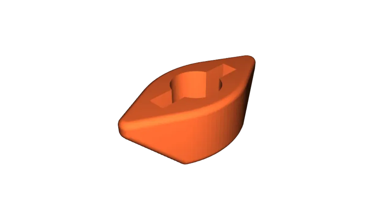 Wing Nut Grip by Rex | Download free STL model | Printables.com