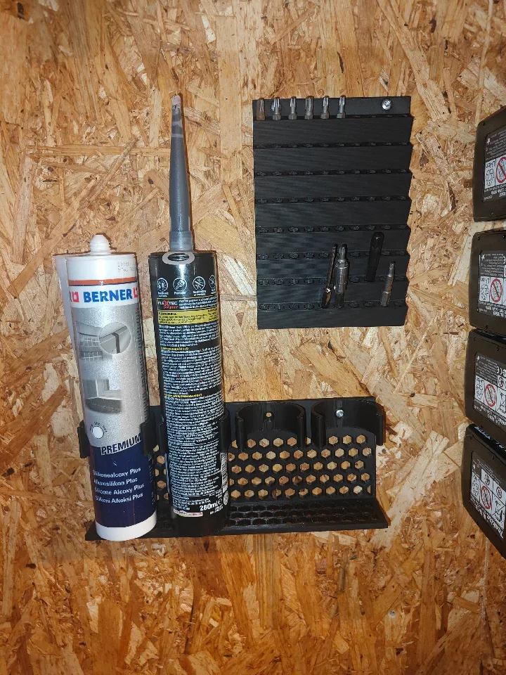 Holder for caulking gun cartridges by Danishsparky | Download free STL ...