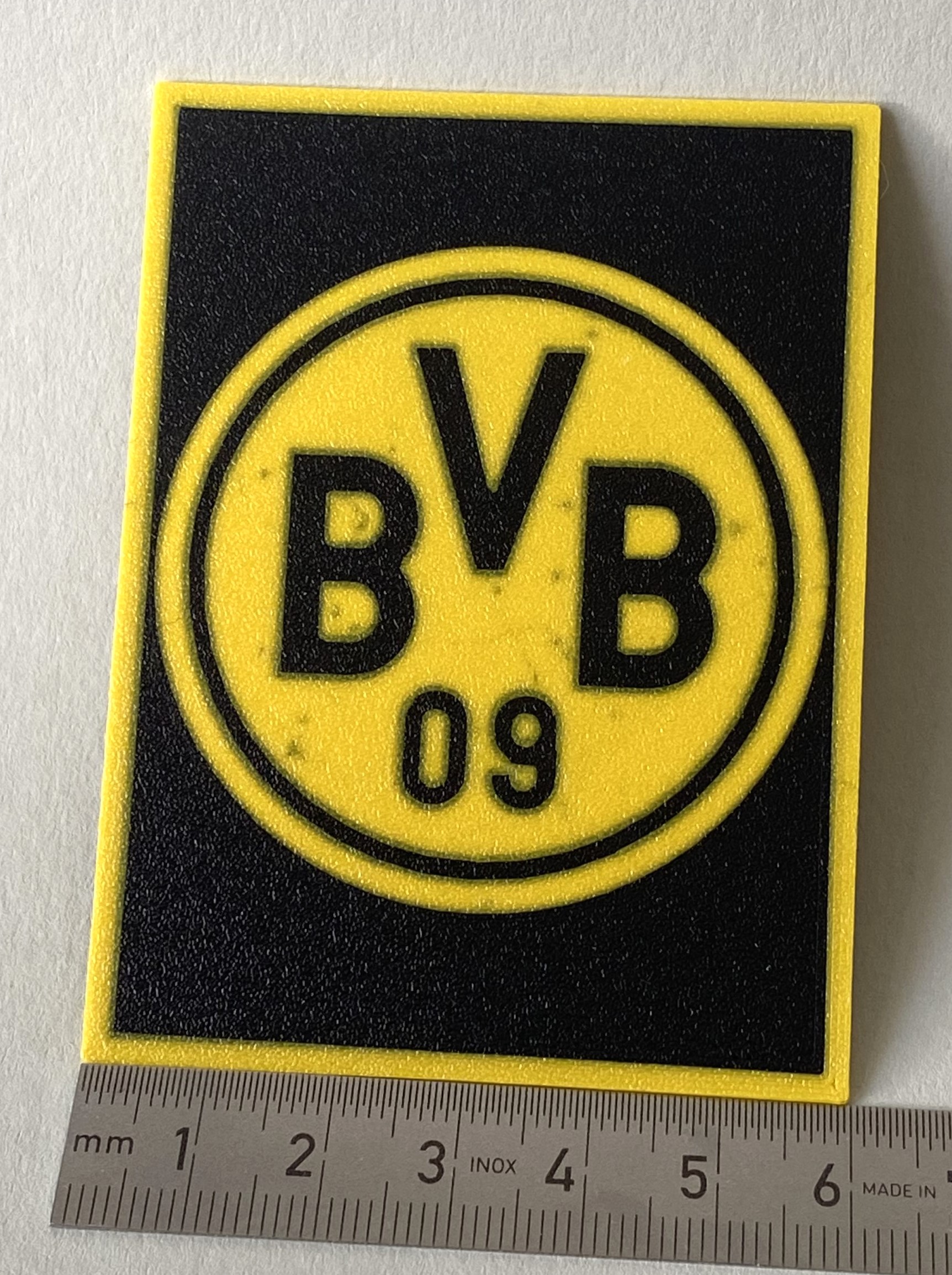 Multi-color Cover Plate for revised Phone Holder (here: BVB 09 Dortmund ...