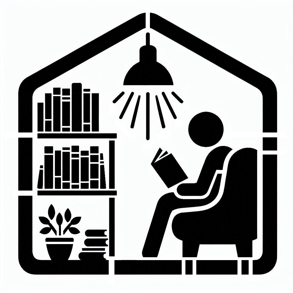 Reading corner stencil / wall sign by Nina Máčová | Download free STL ...