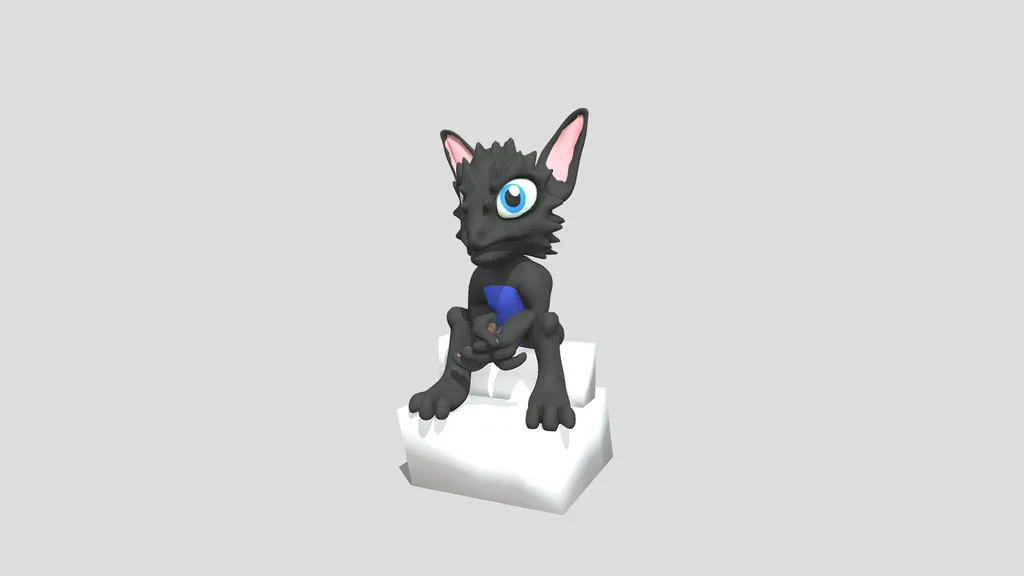 Dragons Chibi Fantasy Sculpture No Tail by Marco Romano | Download free ...