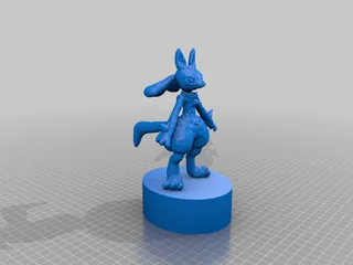 Pokémon Lucario by Marco Romano | Download free STL model | Printables.com