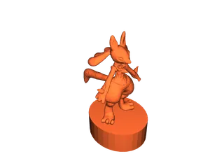 Pokémon Lucario by Marco Romano | Download free STL model | Printables.com