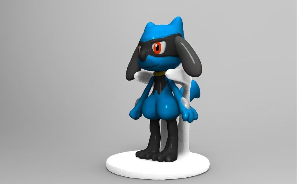 Riolu Pokèmon by Marco Romano | Download free STL model | Printables.com