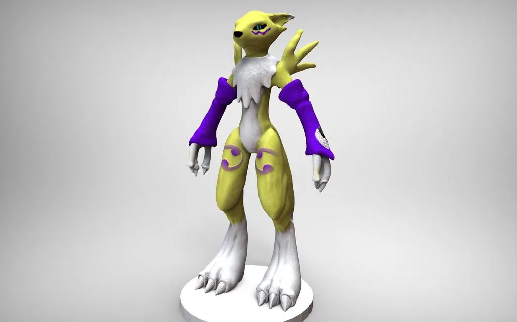 Renamon by Marco Romano | Download free STL model | Printables.com