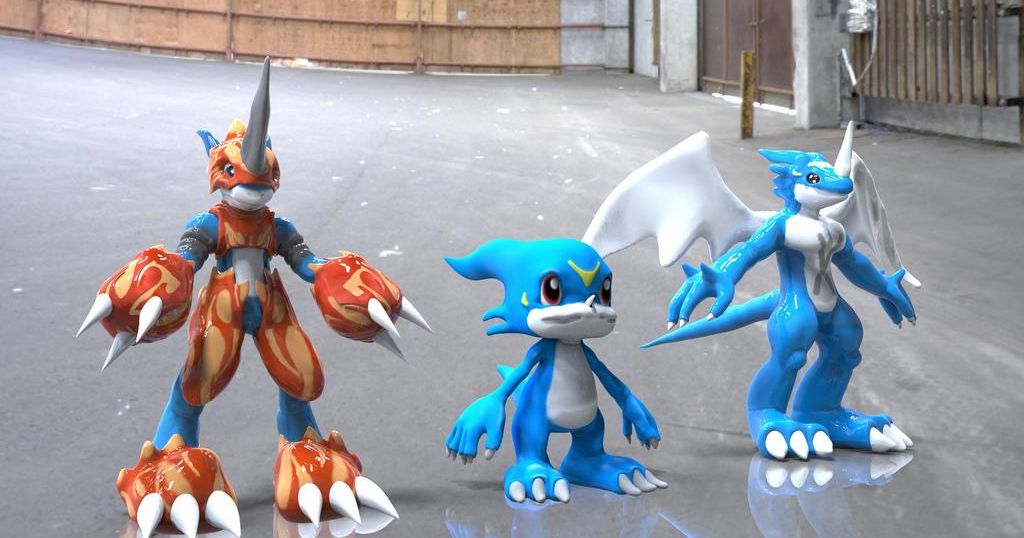 Veemon Evolution Base by Marco Romano | Download free STL model ...