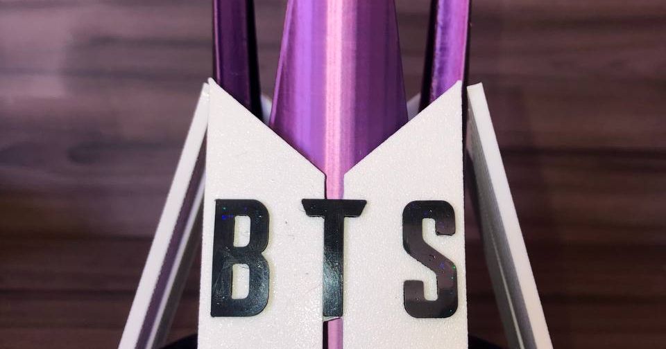 BTS Light Stick Holder LOGO by Pipow | Download free STL model ...