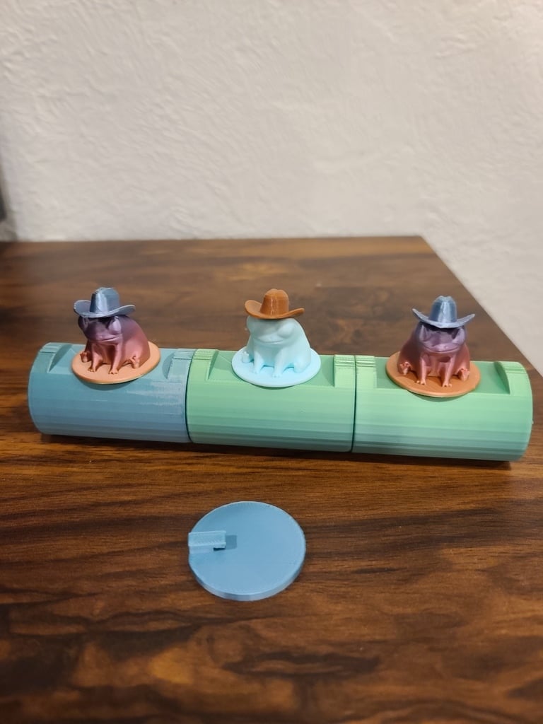 Fred The Frog's Log by Kingofaces2 | Download free STL model ...
