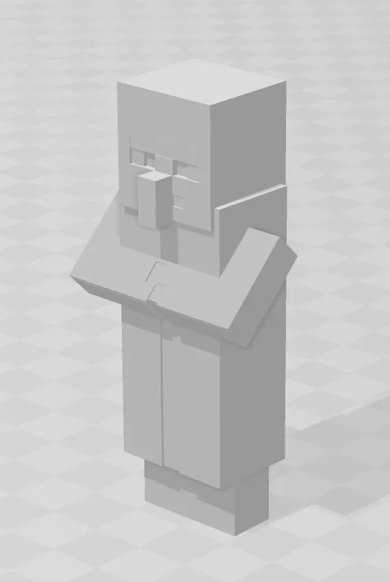 Minecraft Villager by 3d maxi | Download free STL model | Printables.com