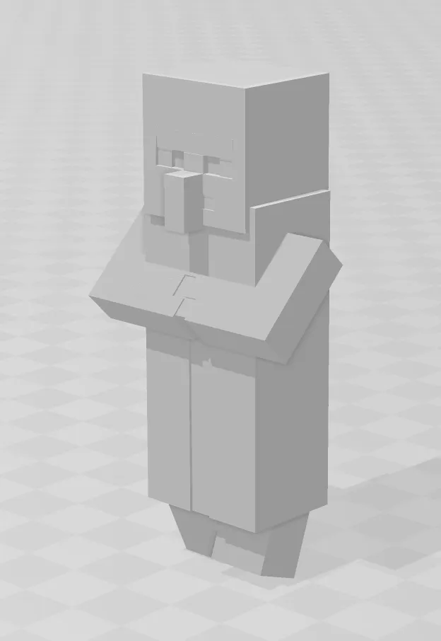 Minecraft Villager by 3d maxi | Download free STL model | Printables.com