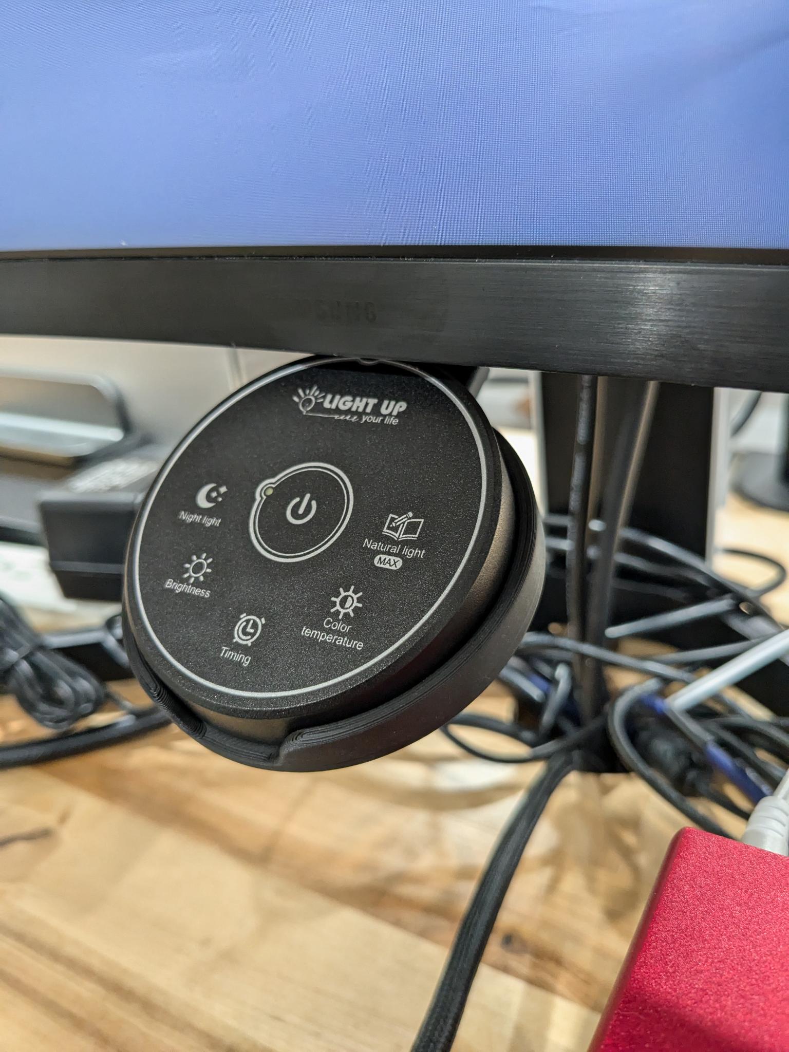 Pzloz Desk Lamp Puck Holder by Sliver3d | Download free STL model ...