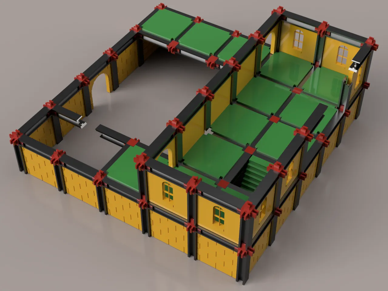 Modular Building Walls by The Eraser | Download free STL model ...