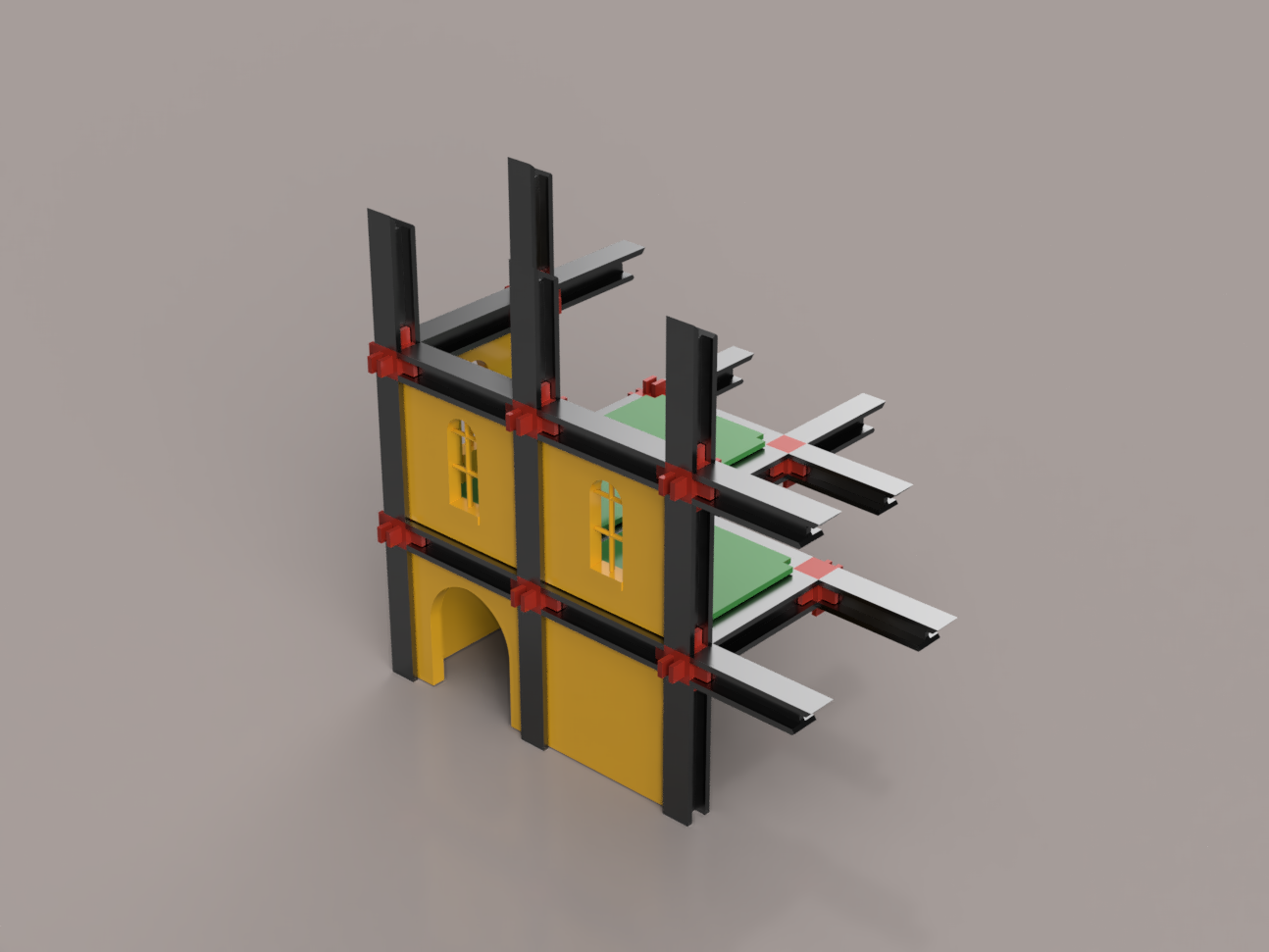 Modular Building Walls by The Eraser | Download free STL model ...