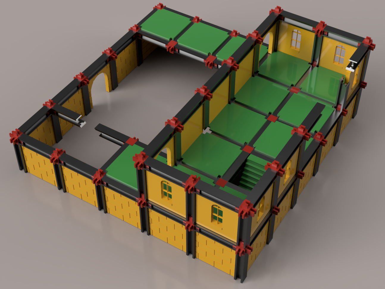 Modular Building Floors by The Eraser | Download free STL model ...