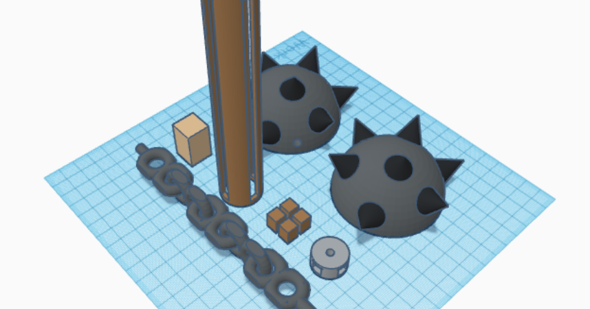 Retractable Chain Mace V1.0.1 (Multi-Part) by De_Contractor | Download ...