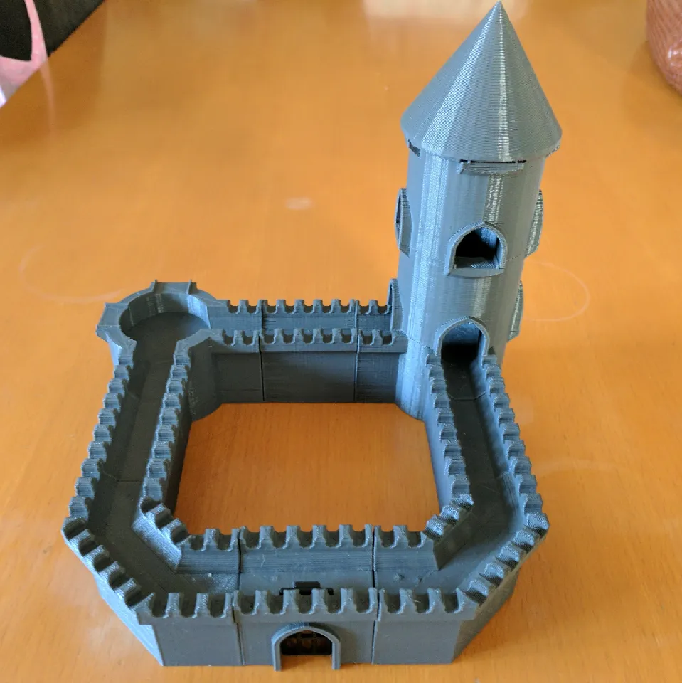 Modular Castle Playset by Lilith Harris | Download free STL model ...