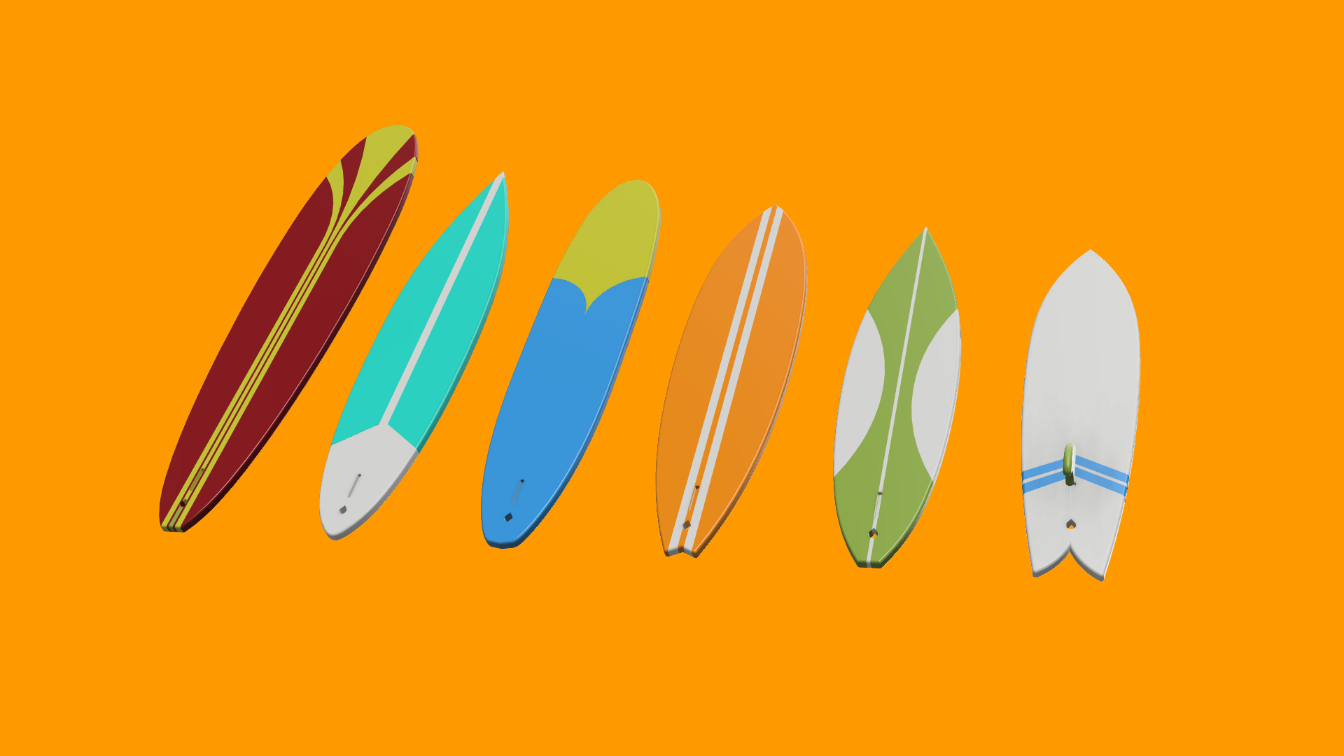 The FingerSurfBoard Collection by ginoadriano | Download free STL model ...