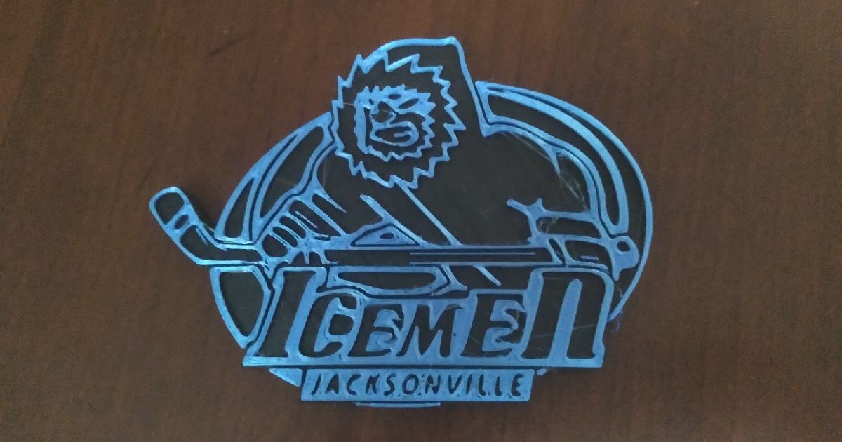 Jacksonville Icemen Logo by RyanChristo8 | Download free STL model ...