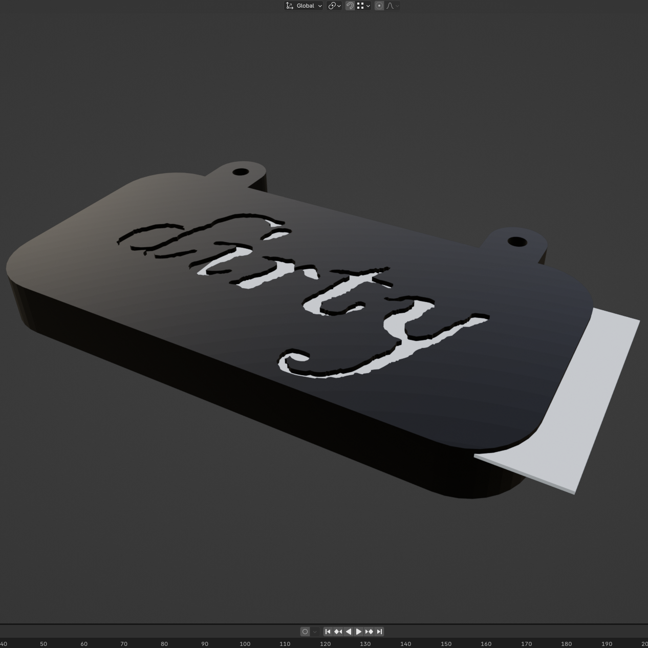 dishwasher flip sign by maker-tgin | Download free STL model ...