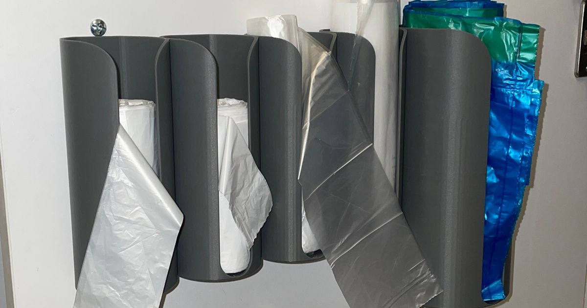 Trash Bag Holder Parametric by karst3nl | Download free STL model ...