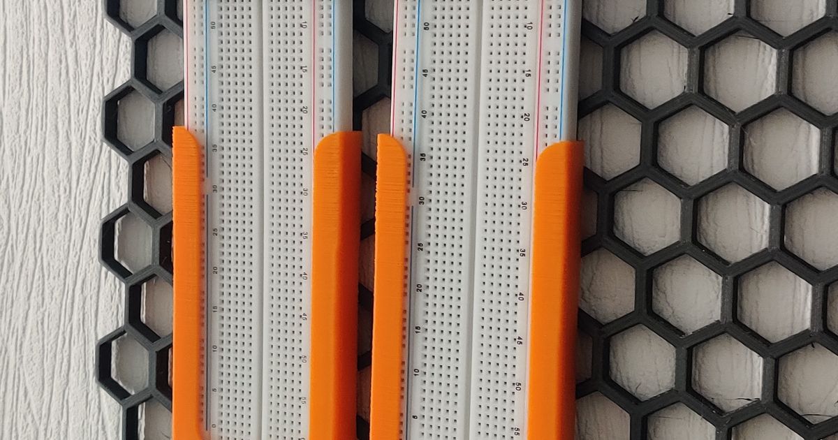 Honeycomb Breadboard Holder por 3DHydroPrints | Descargar modelo STL ...